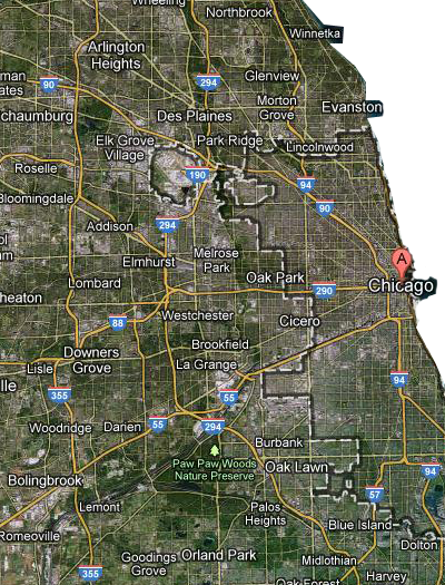Chicago Expressway Map